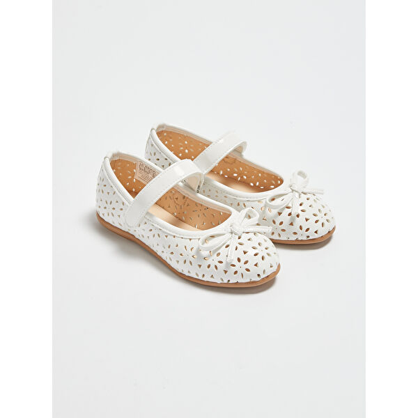 Kız Çocuk Fiyonk Detaylı Babet Ayakkabı