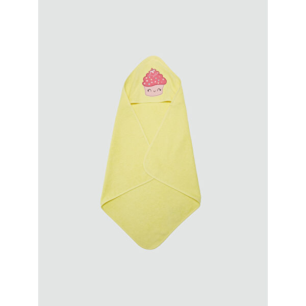 Baskılı Pamuklu Bebek Havlusu