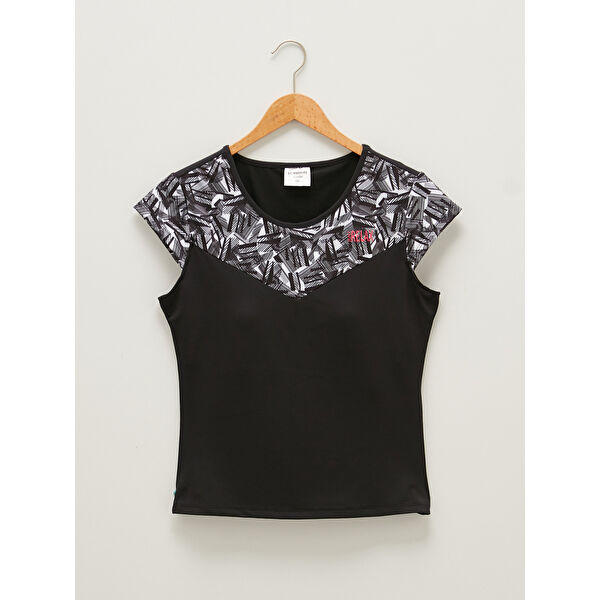 LCW DREAM Bisiklet Yaka Baskılı Kadın Tesettür Mayo