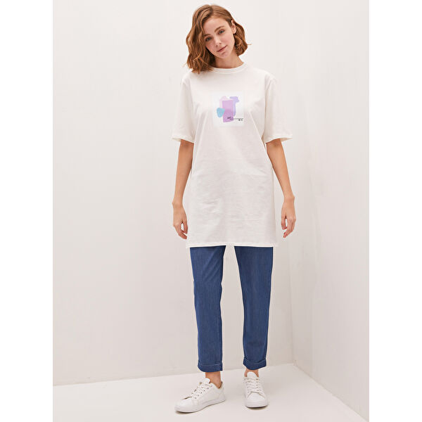 MODEST Beli Lastikli Bol Fit Cep Detaylı Harem Kadın Jean Pantolon