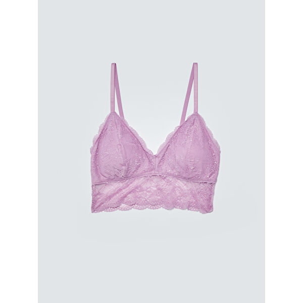 Balensiz Dantel Detaylı Bralet Sütyen