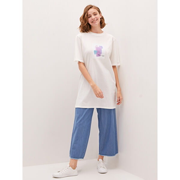 MODEST Beli Lastikli Bol Fit Cep Detaylı Harem Kadın Jean Pantolon