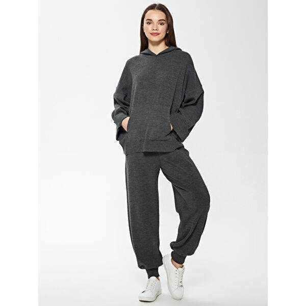 LCW VISION Beli Lastikli Jogger Triko Pantolon