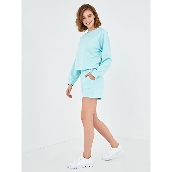 LCW CASUAL Beli Lastikli Cep Detaylı Kadın Şort