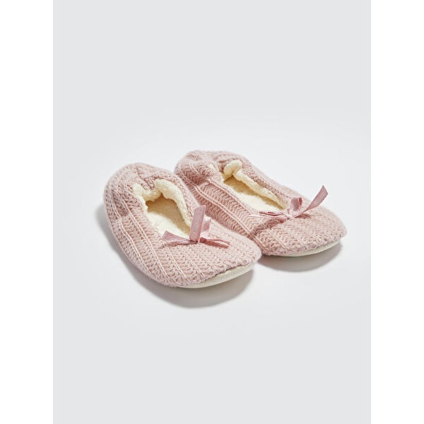 Kadın Fiyonk Detaylı  Ev Patiği