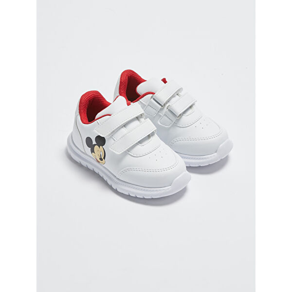 Mickey Mouse Lisanslı Erkek Bebek Cırt Cırtlı Günlük Spor Ayakkabı Mickey Mouse Lisanslı Erkek Bebek Cırt Cırtlı Günlük Spor Ayakkabı