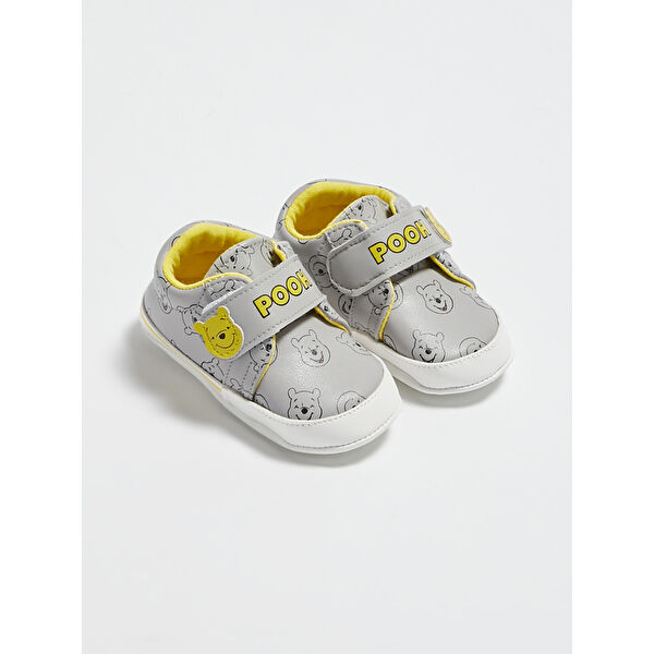 Winnie The Pooh Lisanslı Yürüme Öncesi Erkek Bebek Ev Ayakkabı