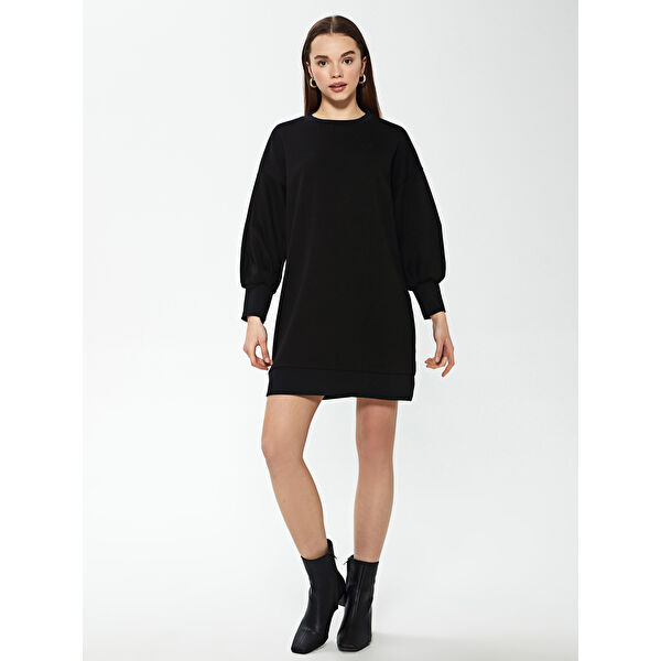 LCW VISION Bisiklet Yaka Basic Sweat Elbise LCW VISION Bisiklet Yaka Basic Sweat Elbise