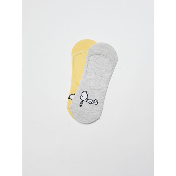 LCW DREAM Snoopy Baskılı Pamuklu Kadın Babet Çorap 2'li LCW DREAM Snoopy Baskılı Pamuklu Kadın Babet Çorap 2'li