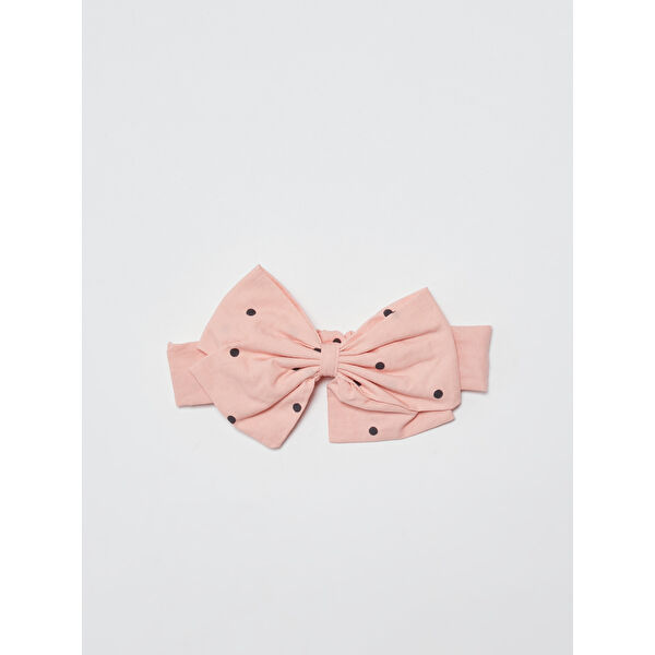 Puantiye Desenli Kız Bebek Saç Bandı