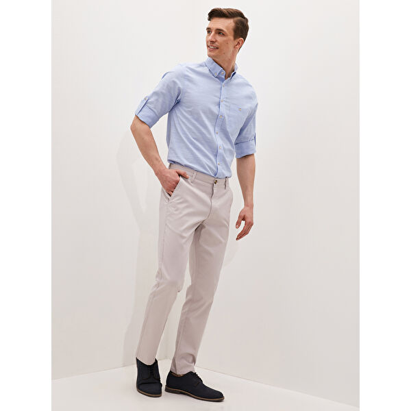 LCW CLASSIC Standart Kalıp Dokulu Erkek Pantolon