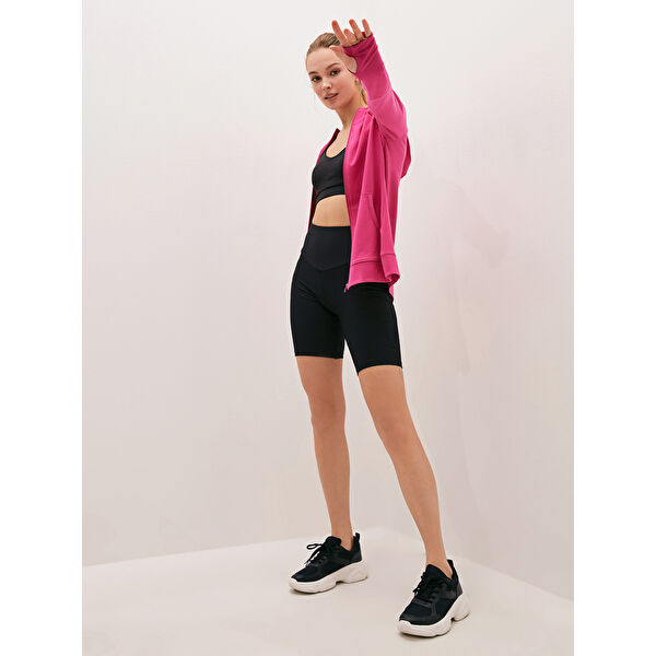 LCW ACTIVE Kapüşon Yaka Cep Detaylı Uzun Kollu Kadın Spor Hırka LCW ACTIVE Kapüşon Yaka Cep Detaylı Uzun Kollu Kadın Spor Hırka