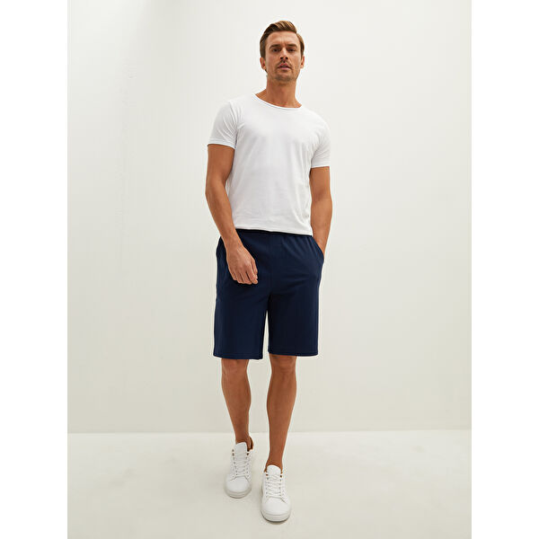 LCW CLASSIC Standart Kalıp Baskılı Erkek Bermuda Şort