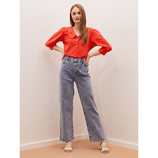 LCW CLASSIC Yüksek Bel Skinny Fit Cep Detaylı Kadın Jean Pantolon