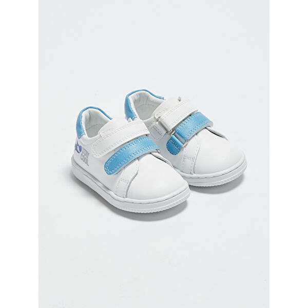 Cırt Cırtlı Erkek Bebek İçi Deri Astarlı İlk Adım Ayakkabısı Cırt Cırtlı Erkek Bebek İçi Deri Astarlı İlk Adım Ayakkabısı