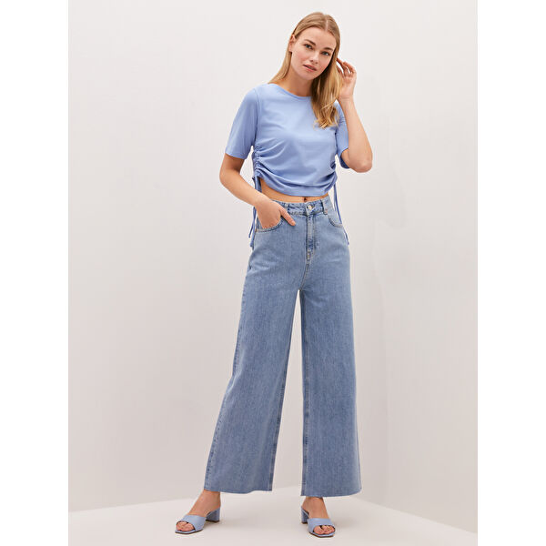 LCW VISION Yüksek Bel Slim Fit Bilek Boy Kadın Jean Pantolon