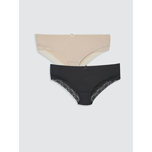 LCW DREAM Dantelli Kadın Klasik Külot 2'li