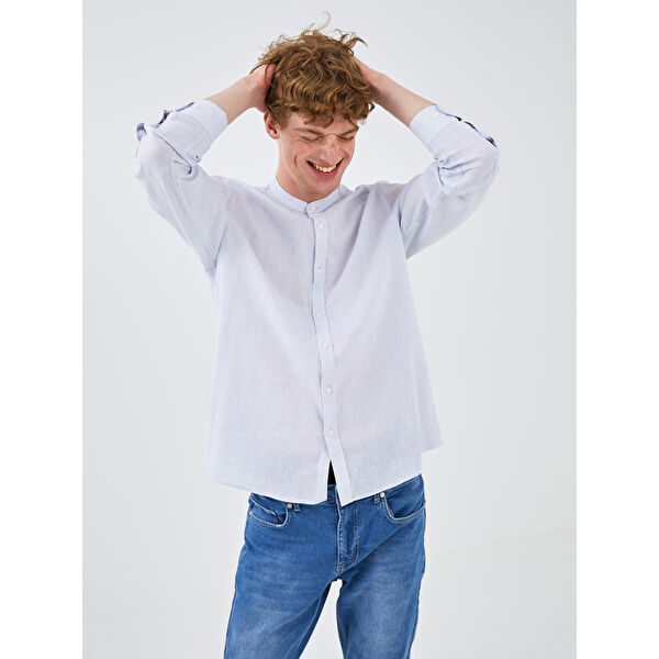 XSIDE Slim Fit Uzun Kollu Erkek Gömlek