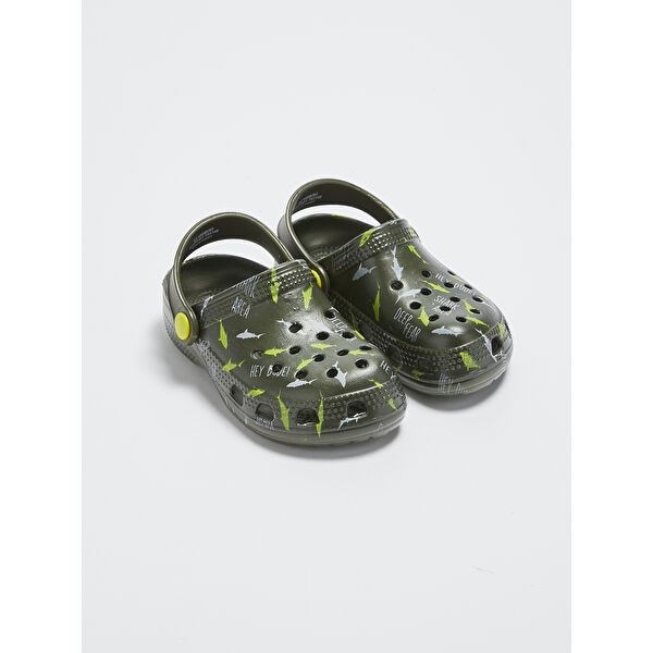 Baskılı Erkek Bebek Plaj Sandaleti