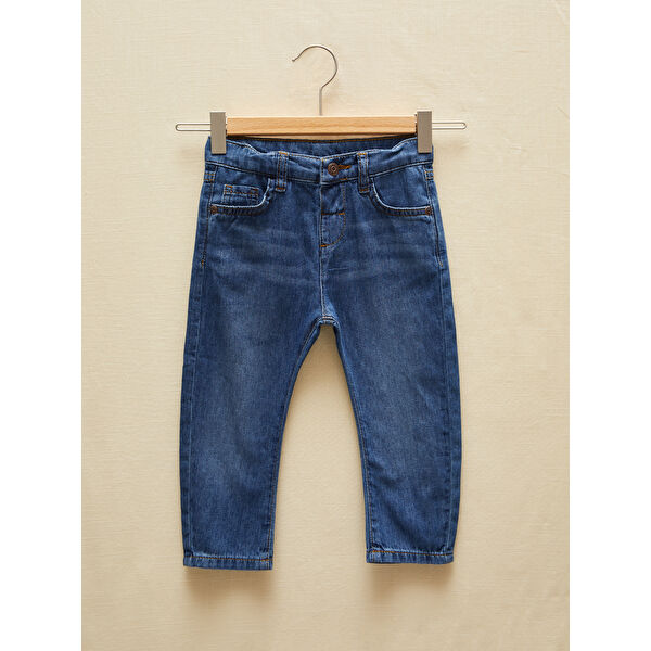 LCW GREEN Beli Lastikli Basic Erkek Bebek Jean Pantolon LCW GREEN Beli Lastikli Basic Erkek Bebek Jean Pantolon