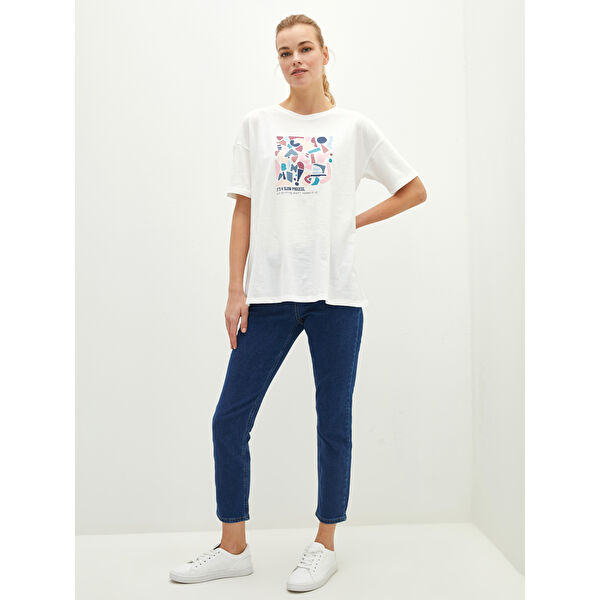 Süper Skinny Fit Korseli Lohusa Jean Pantolon