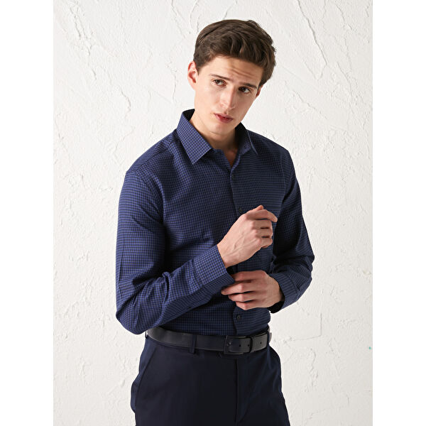 LCW FORMAL Regular Fit Uzun Kollu Gabardin Erkek Gömlek