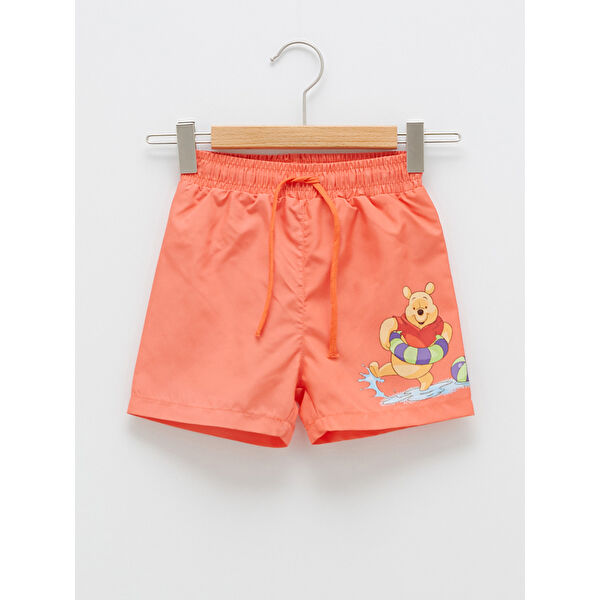 Winnie the Pooh Baskılı Erkek Bebek Yüzme Şort Winnie the Pooh Baskılı Erkek Bebek Yüzme Şort