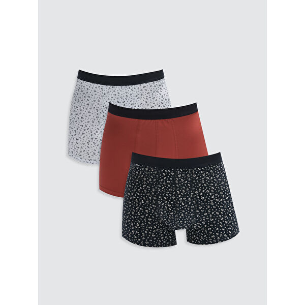 LCW DREAM Standart Kalıp Esnek Kumaş Erkek Boxer 3'lü