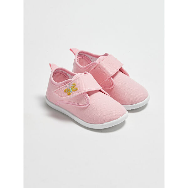 Nakış Detaylı Kız Bebek Sneaker Ayakkabı Nakış Detaylı Kız Bebek Sneaker Ayakkabı