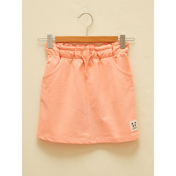 Beli Lastikli Basic Organik Pamuklu Kız Çocuk Etek Beli Lastikli Basic Organik Pamuklu Kız Çocuk Etek