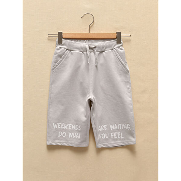 Beli Lastikli Baskılı Organik Pamuklu Erkek Çocuk Roller Beli Lastikli Baskılı Organik Pamuklu Erkek Çocuk Roller