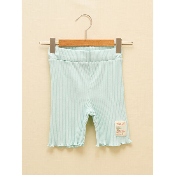 Beli Lastikli Organik Pamuklu Kız Çocuk Kısa Tayt Beli Lastikli Organik Pamuklu Kız Çocuk Kısa Tayt