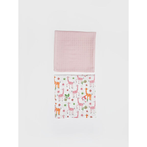 Pamuklu Bebek Müslin Bez 2'li Pamuklu Bebek Müslin Bez 2'li