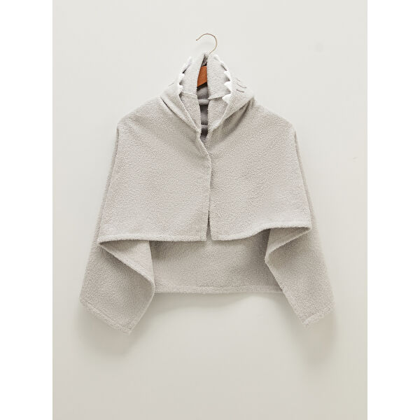 Kapüşonlu Erkek Bebek Bornoz