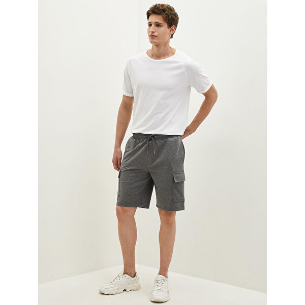 Standart Kalıp Erkek Spor Şort Standart Kalıp Erkek Spor Şort