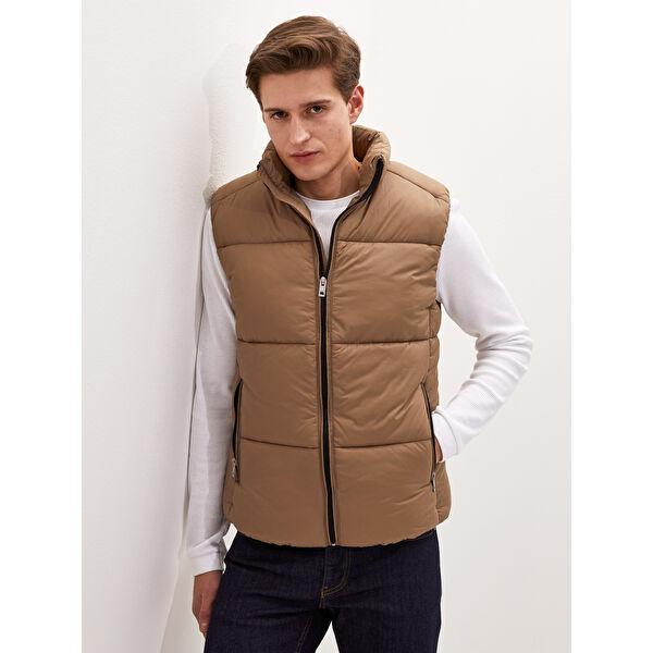 LCW VISION Slim Fit Dik Yaka Kalın Erkek Yelek LCW VISION Slim Fit Dik Yaka Kalın Erkek Yelek