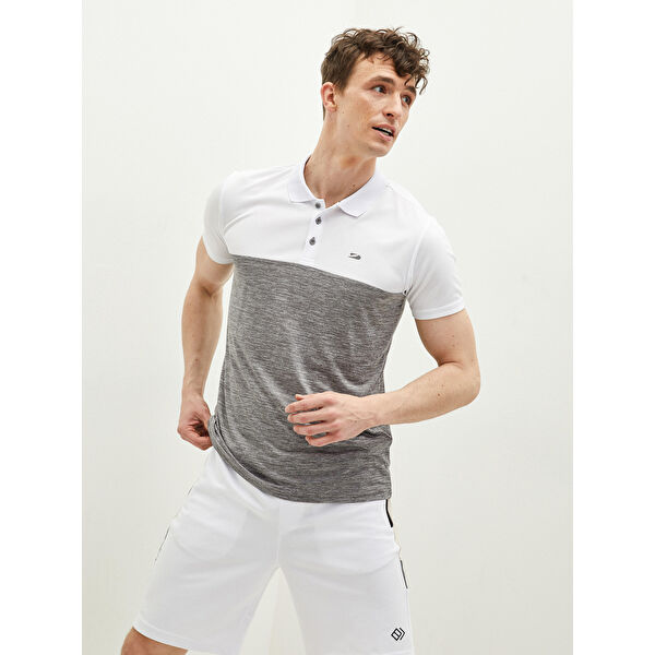 LCW SPORTS Polo Yaka Kısa Kollu Erkek Aktif Spor Tişört LCW SPORTS Polo Yaka Kısa Kollu Erkek Aktif Spor Tişört