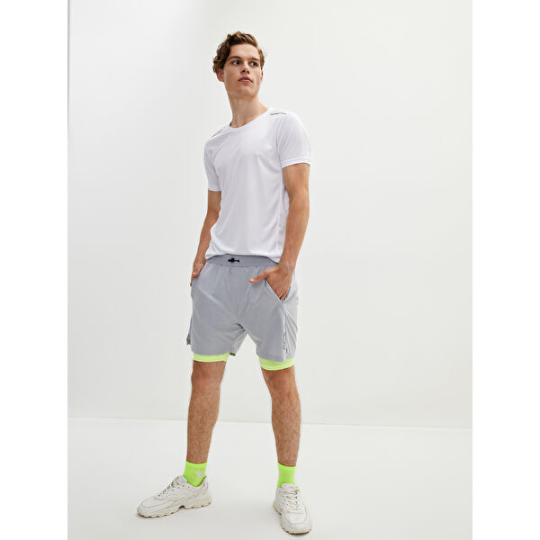 LCW SPORTS Slim Fit Erkek Spor Taytlı Şort LCW SPORTS Slim Fit Erkek Spor Taytlı Şort
