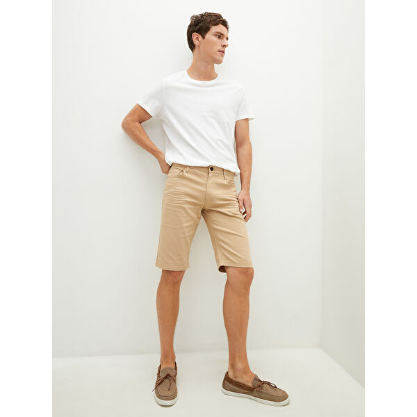LCW CASUAL Slim Fit Bermuda Erkek Şort