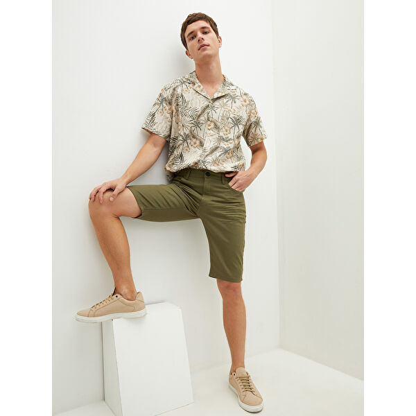 LCW CASUAL Slim Fit Bermuda Erkek Şort