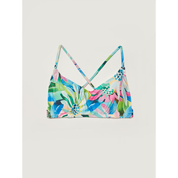 LCW DREAM Desenli Çapraz Askılı Kadın Bikini Üst