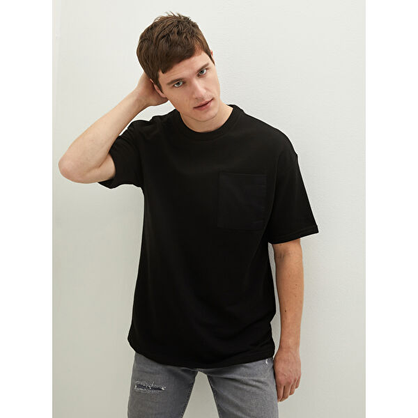 LCW CASUAL Bisiklet Yaka Kısa Kollu Basic Erkek Sweatshirt