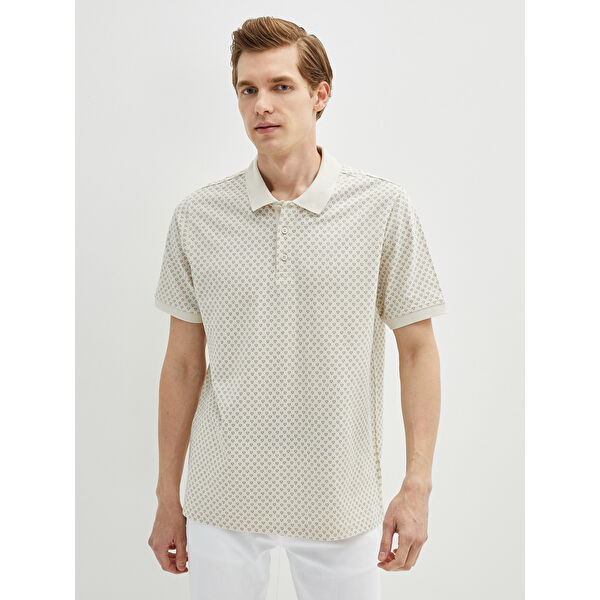 LCW CLASSIC Polo Yaka Kısa Kollu Desenli Erkek Tişört LCW CLASSIC Polo Yaka Kısa Kollu Desenli Erkek Tişört