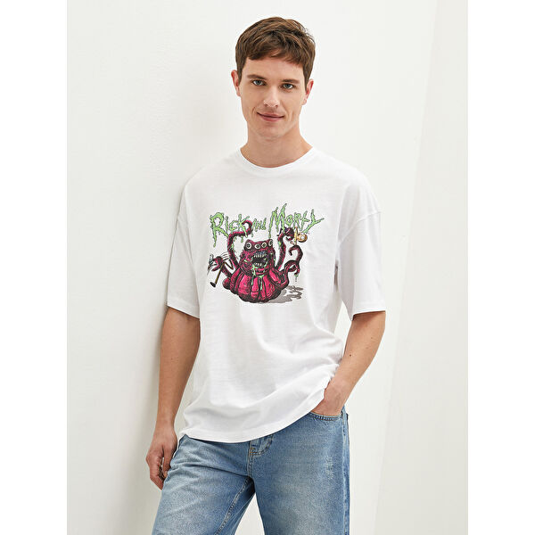 LCW CASUAL Bisiklet Yaka Kısa Kollu Rick and Morty Baskılı Penye Erkek Tişört LCW CASUAL Bisiklet Yaka Kısa Kollu Rick and Morty Baskılı Penye Erkek Tişört
