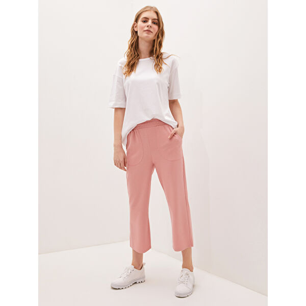 LCW CASUAL Beli Lastikli Düz Cep Detaylı Dokulu Kumaş Kadın Eşofman Altı LCW CASUAL Beli Lastikli Düz Cep Detaylı Dokulu Kumaş Kadın Eşofman Altı