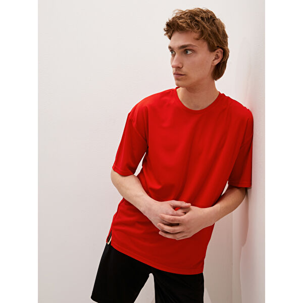 Bisiklet Yaka Kısa Kollu Aktif Spor Erkek Tişört Bisiklet Yaka Kısa Kollu Aktif Spor Erkek Tişört