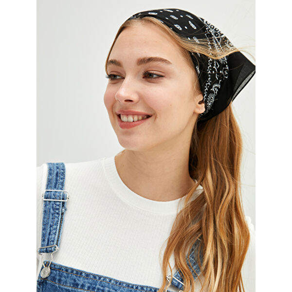 Desenli Kadın Bandana