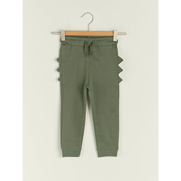 Beli Lastikli Basic Pamuklu Erkek Bebek Jogger Eşofman Alt Beli Lastikli Basic Pamuklu Erkek Bebek Jogger Eşofman Alt
