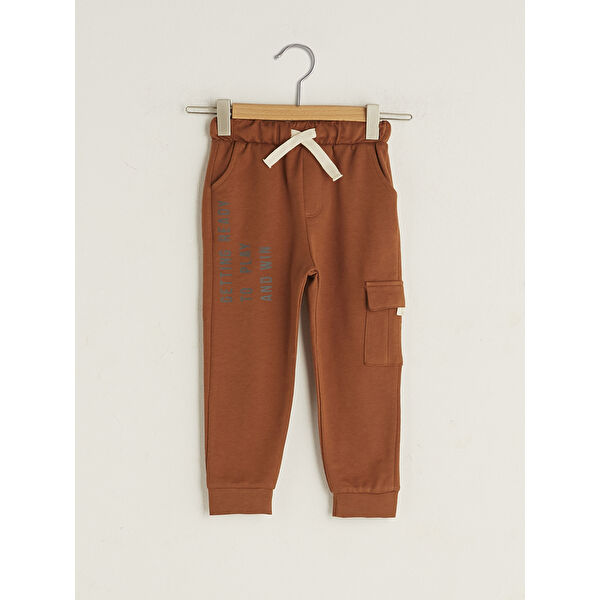 Beli Lastikli Baskılı Erkek Bebek Jogger Pantolon Beli Lastikli Baskılı Erkek Bebek Jogger Pantolon