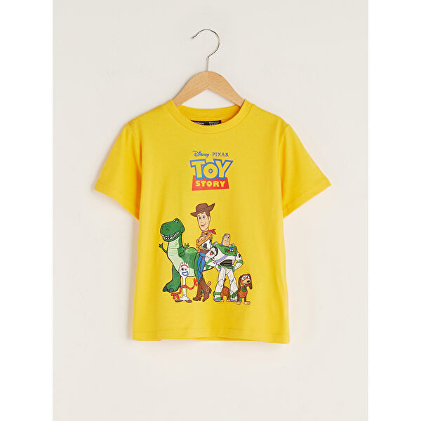 Bisiklet Yaka Toy Story Baskılı Kısa Kollu Erkek Çocuk Tişört Bisiklet Yaka Toy Story Baskılı Kısa Kollu Erkek Çocuk Tişört
